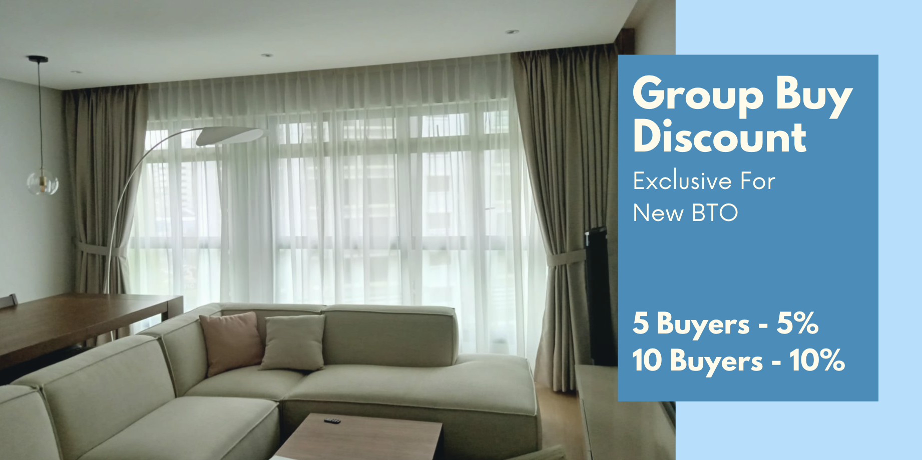 Group Buy Promotion – J&F Curtain Home-Singapore